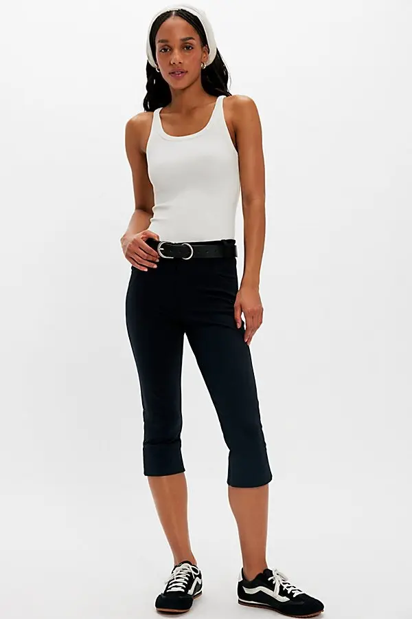 Free People Bette Super Slim Capri Pants