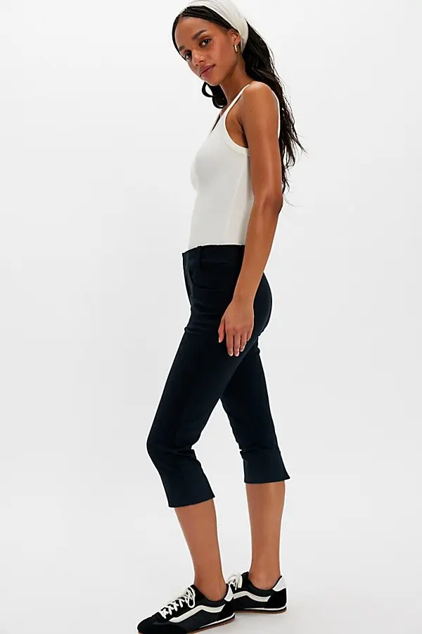 Free People Bette Super Slim Capri Pants