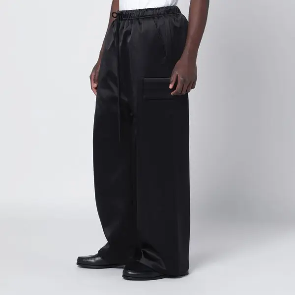 Fear Of God Satin Wide-leg Cargo Trousers