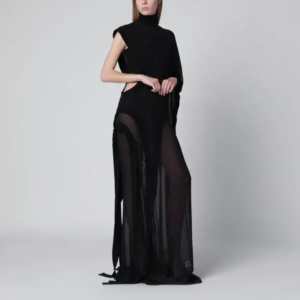 FRANCESCO MURANO One-shoulder Silk Maxi Dress