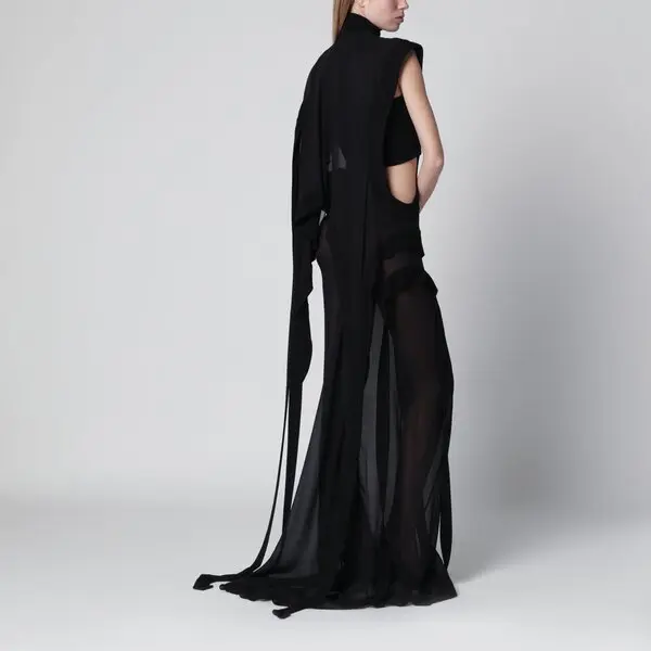 FRANCESCO MURANO One-shoulder Silk Maxi Dress