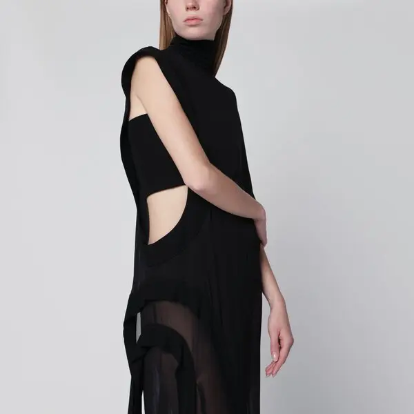 FRANCESCO MURANO One-shoulder Silk Maxi Dress