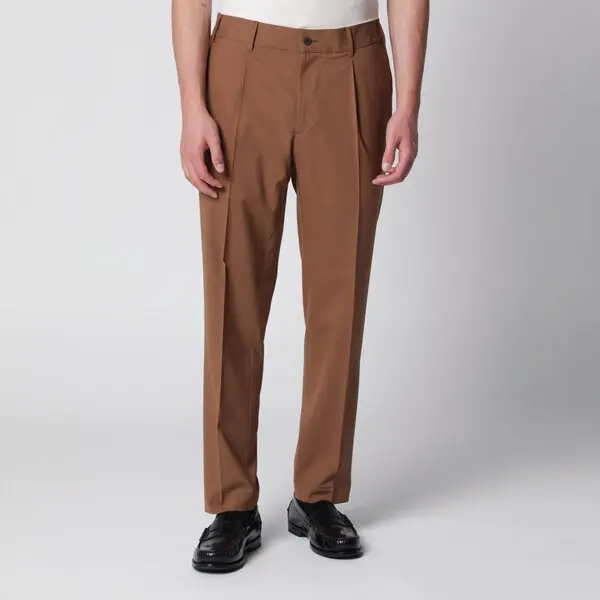 SANTANIELLO Wool Blend Trousers