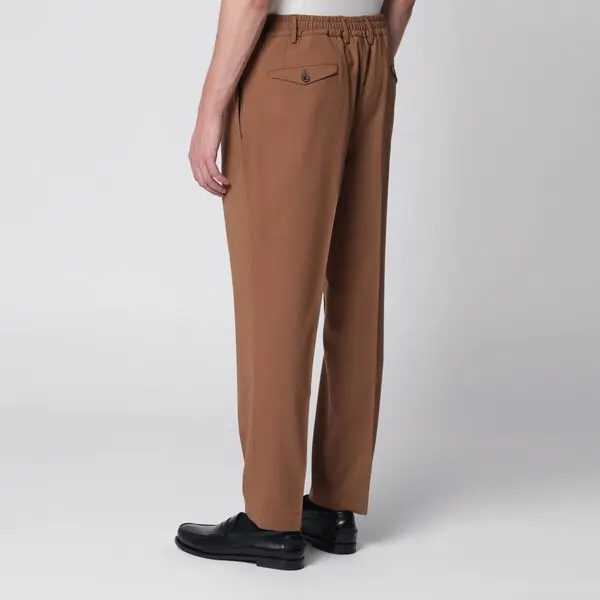 SANTANIELLO Wool Blend Trousers