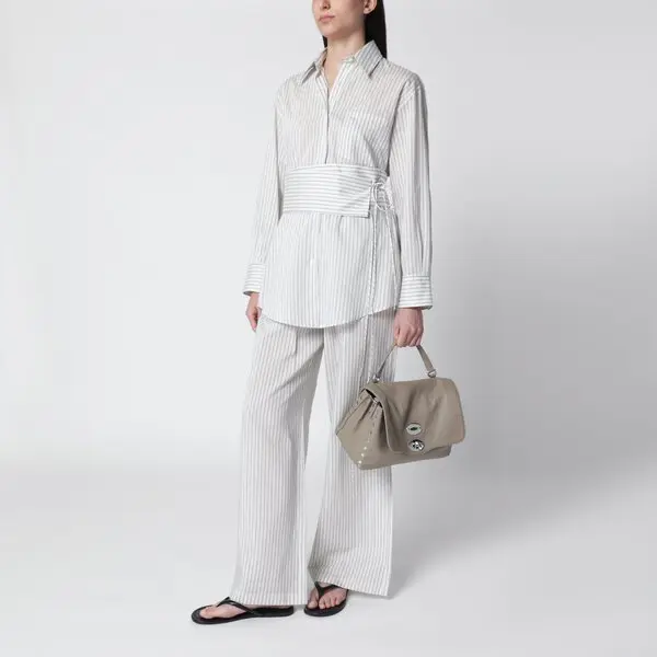 ZANELLATO Small Postina Bag - Grey