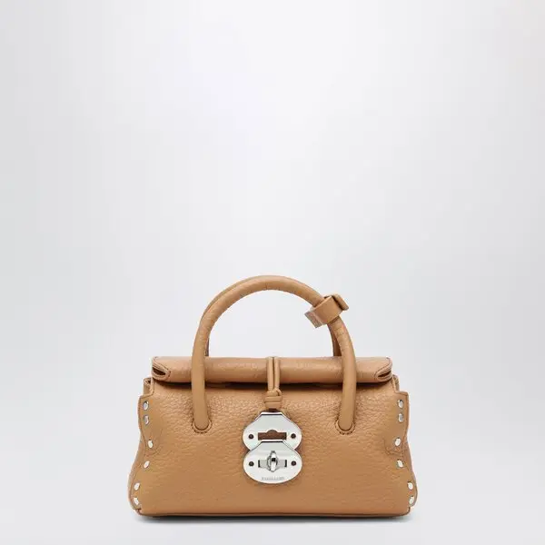 ZANELLATO Grained Leather Bag With Twist-lock Buckle - Brown