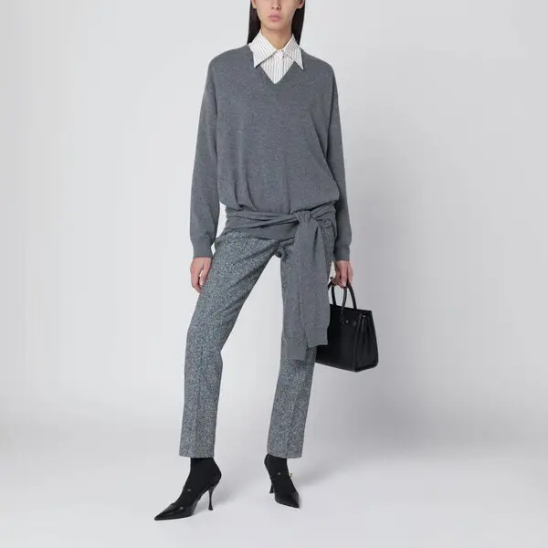 Dolce & Gabbana Wool-blend Dotted Trousers