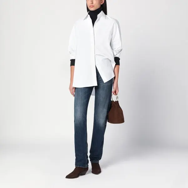 Prada Washed Denim Jeans - Blue