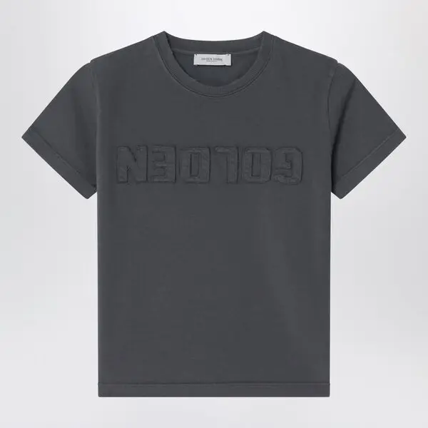 GOLDEN GOOSE Logo Detail Cotton T-shirt