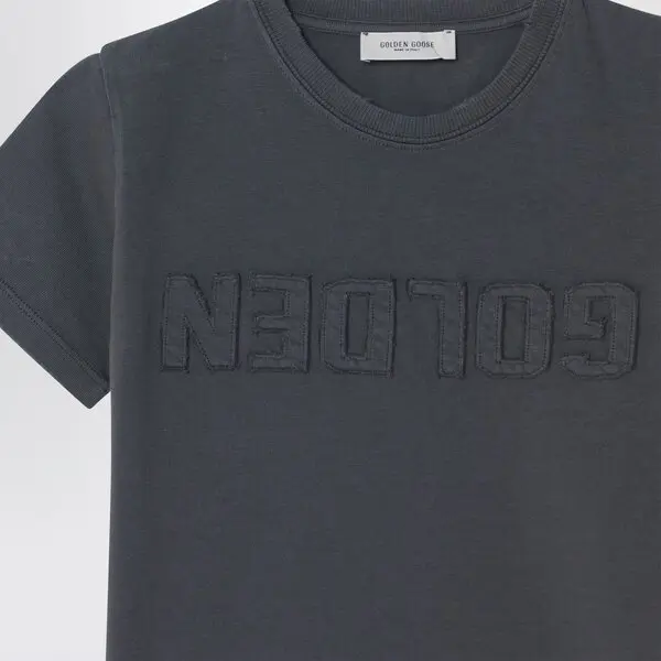 GOLDEN GOOSE Logo Detail Cotton T-shirt