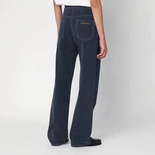 Miu Miu Blue Denim Pants