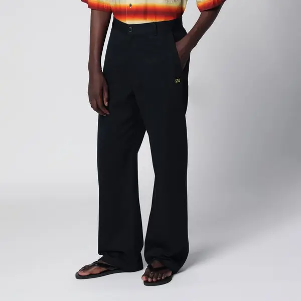 Loewe Regular-fit Cotton Twill Trousers