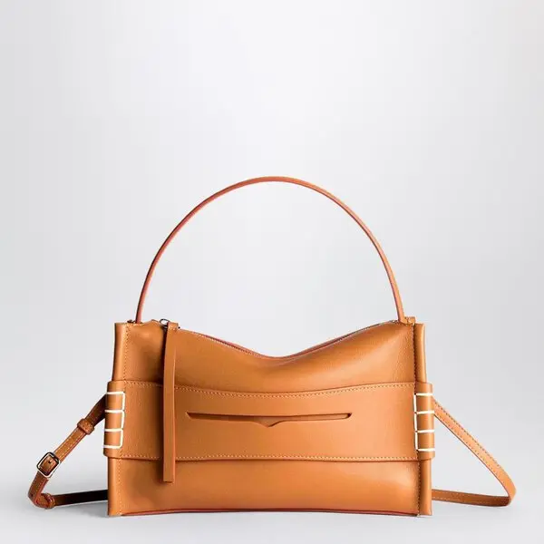 JW Anderson Small Leather Bag With Loafer Sole Inspiration - Brown
