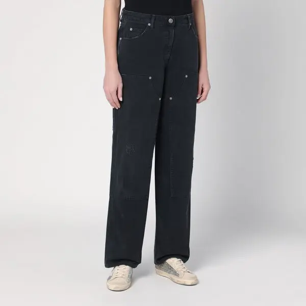 GOLDEN GOOSE Wide Leg Denim Trousers