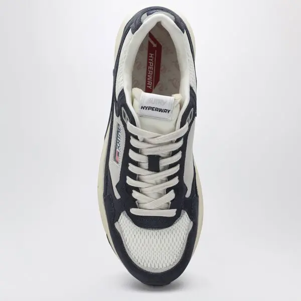AUTRY Hyperway Sneakers In Mesh And Suede - Blue