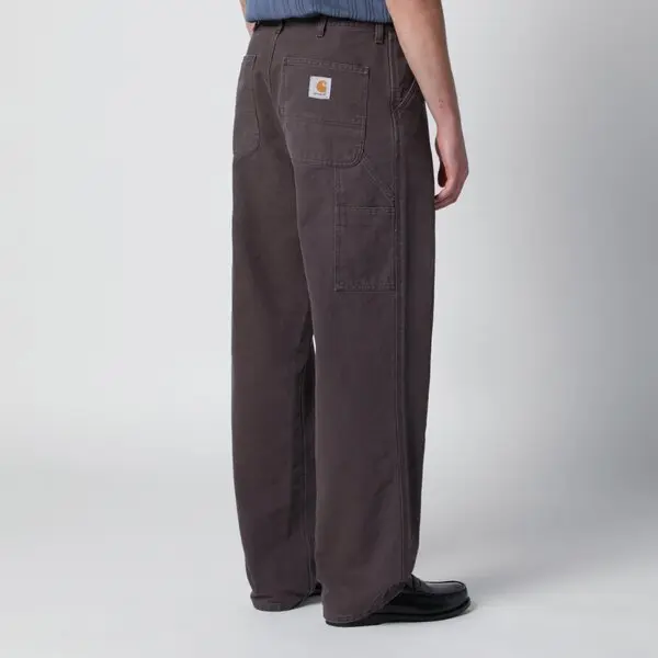 Carhartt Work In Progress Single Knee Canvas Trousers - Grey