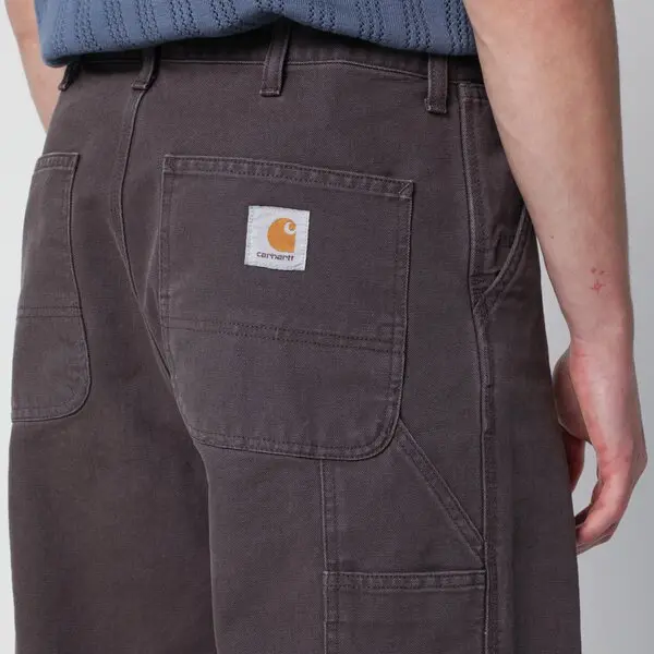 Carhartt Work In Progress Single Knee Canvas Trousers - Grey