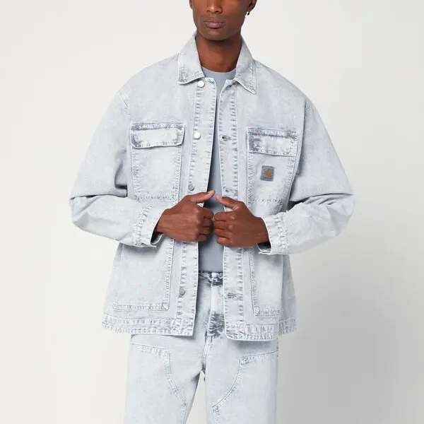 Carhartt Work In Progress Chalk Wash Cotton Canvas Jacket