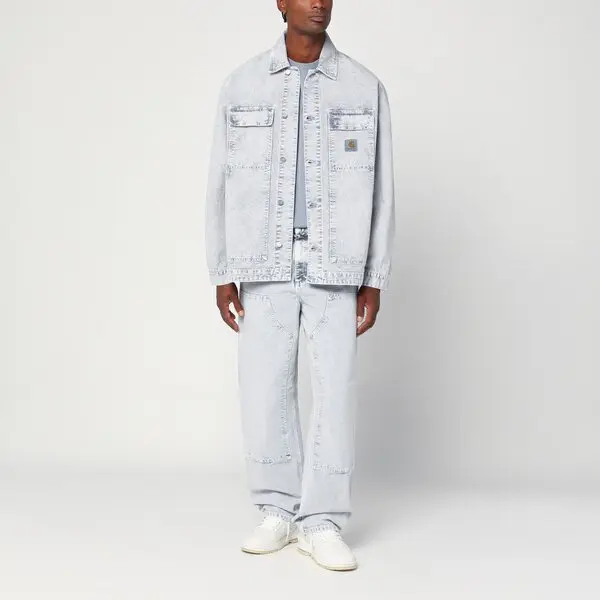 Carhartt Work In Progress Chalk Wash Cotton Canvas Jacket