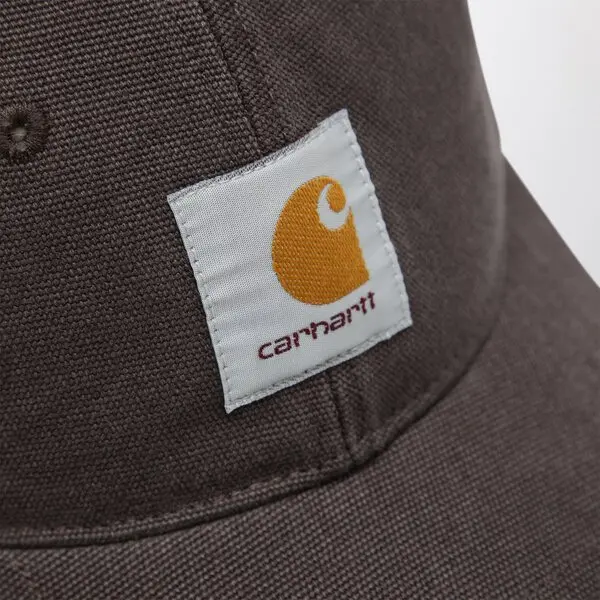 Carhartt Work In Progress Cotton Canvas Baseball Cap - Grey