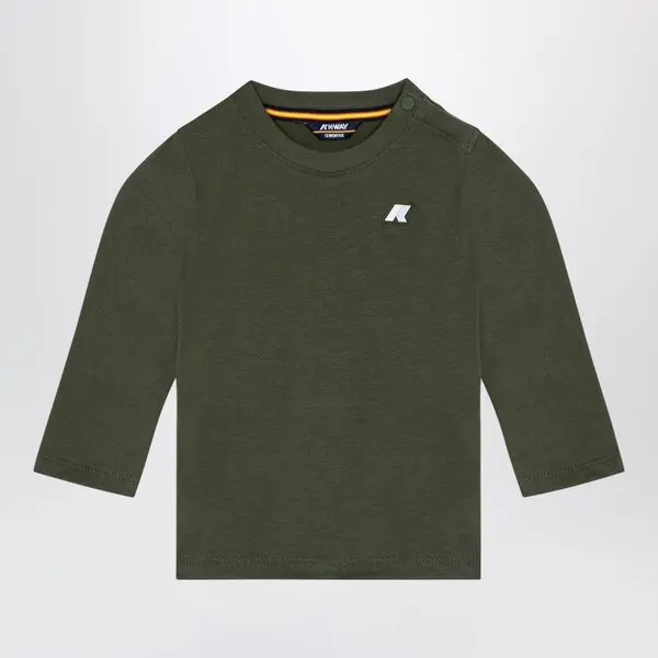 K-WAY Long Sleeve Cotton T-shirt - Green