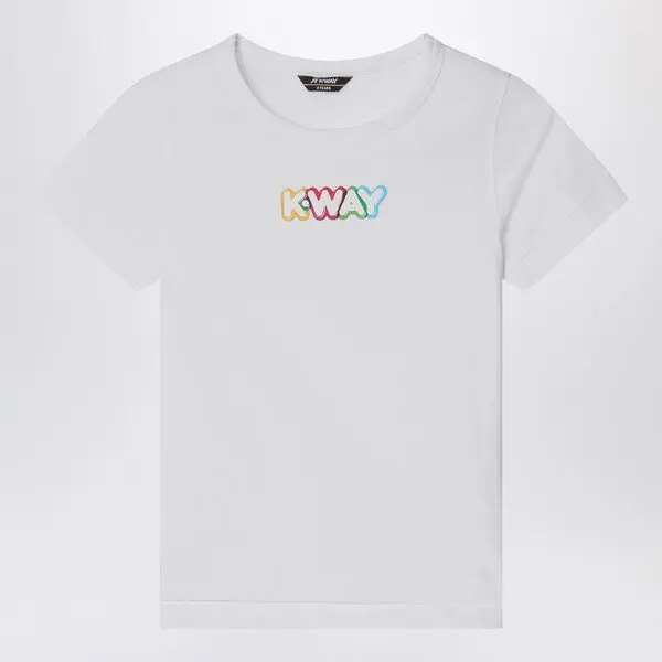 K-WAY Emel T-shirt With Logo - White
