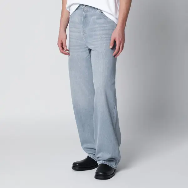 Our Legacy Vast Cut High-waisted Wide-leg Cotton Denim Jeans