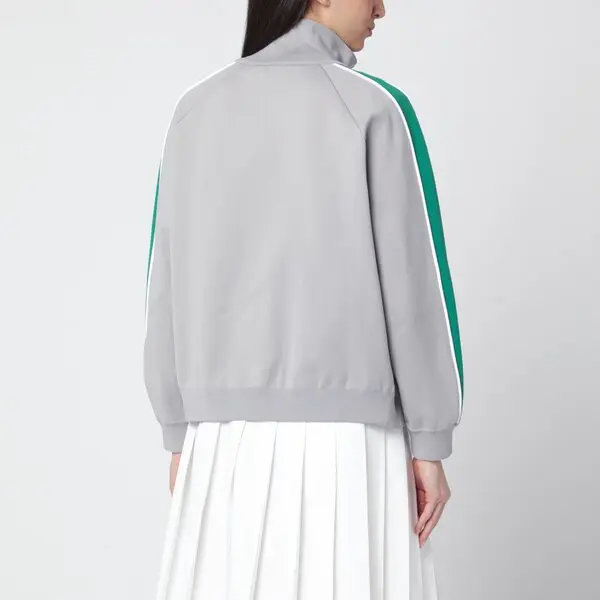 Miu Miu Technical Knit Zip Sweatshirt