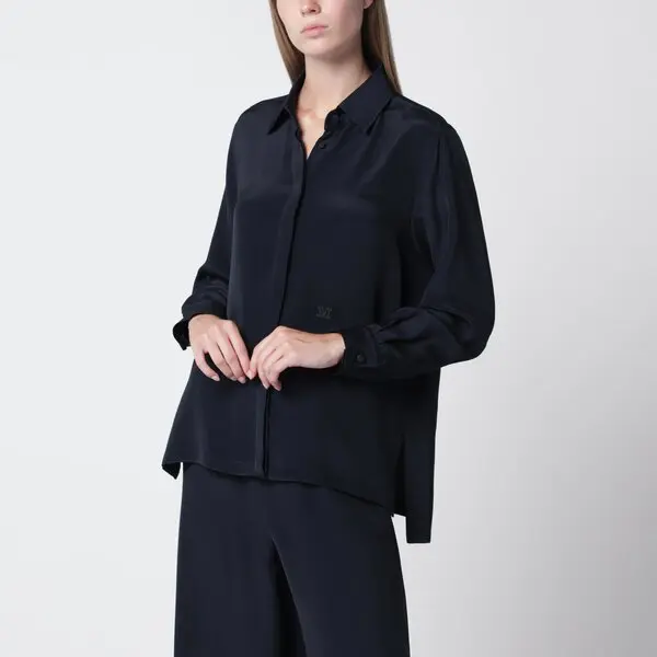 Max Mara Silk Shirt - Blue