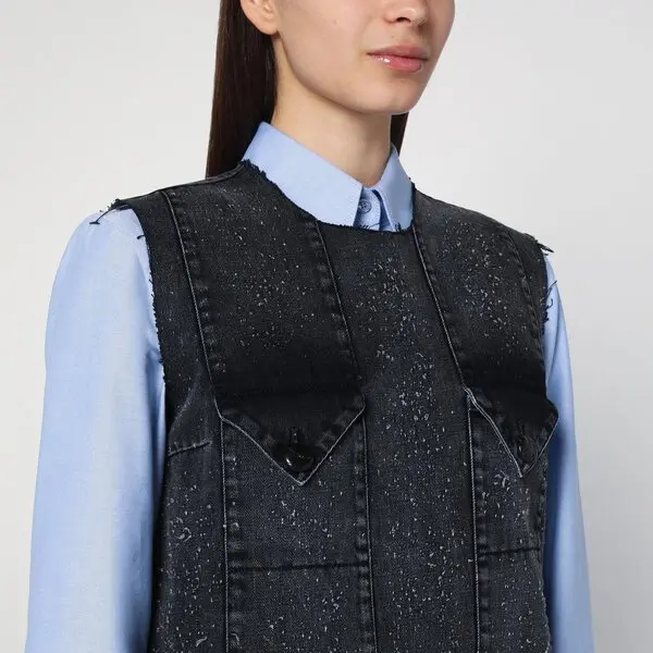NAMACHEKO Sleeveless Denim Mini Dress