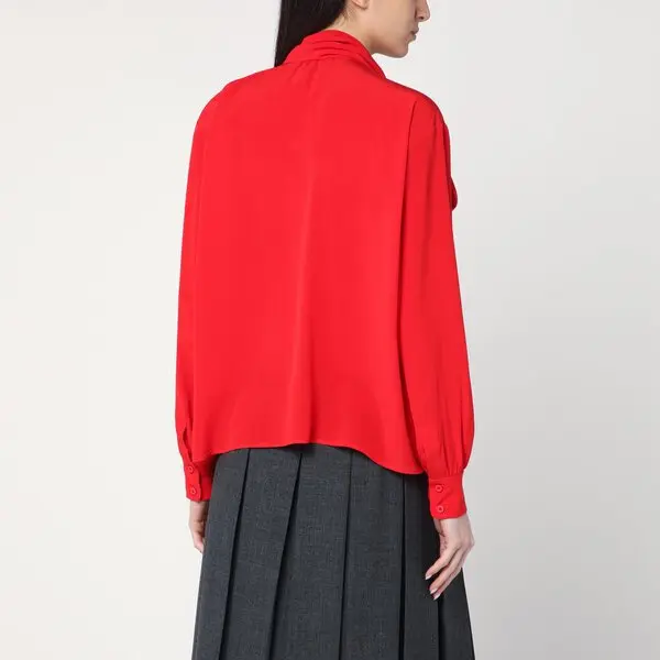Prada Silk Scarf Blouse