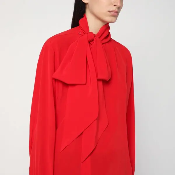 Prada Silk Scarf Blouse