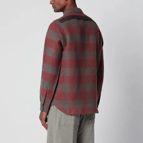 Rick Owens Plaid Wool Shirt-jacket - Multicolor