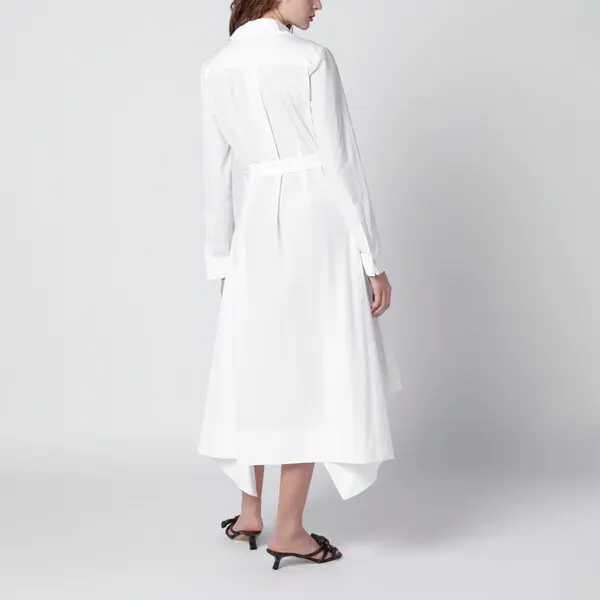 Loewe Draped Silk Jersey Midi Dress