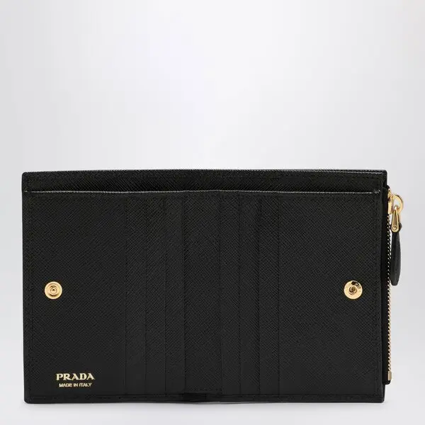 Prada Saffiano Leather Wallet - Black