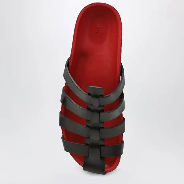 JUDE Leather Fisherman Sandals - Red
