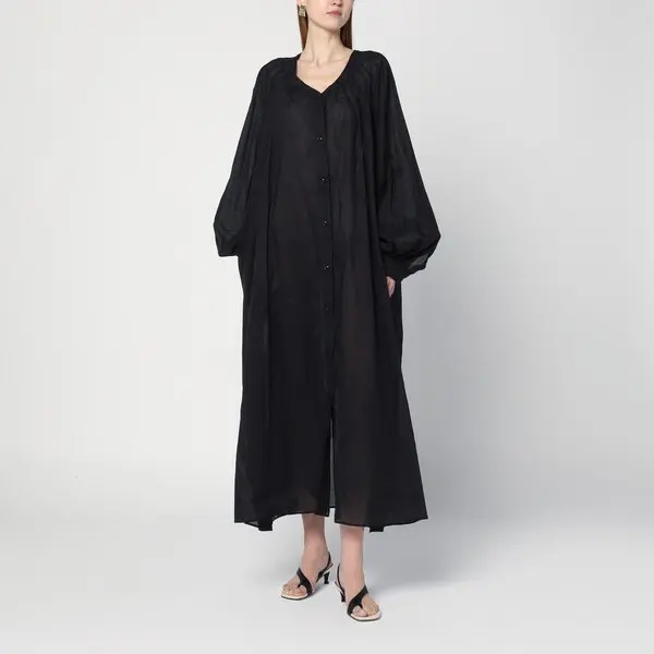THELATEST Loose Cotton Dress - Black