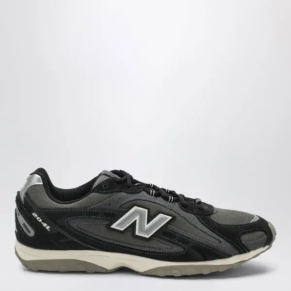 NEW BALANCE 204l Sneakers In Suede And Mesh - Black