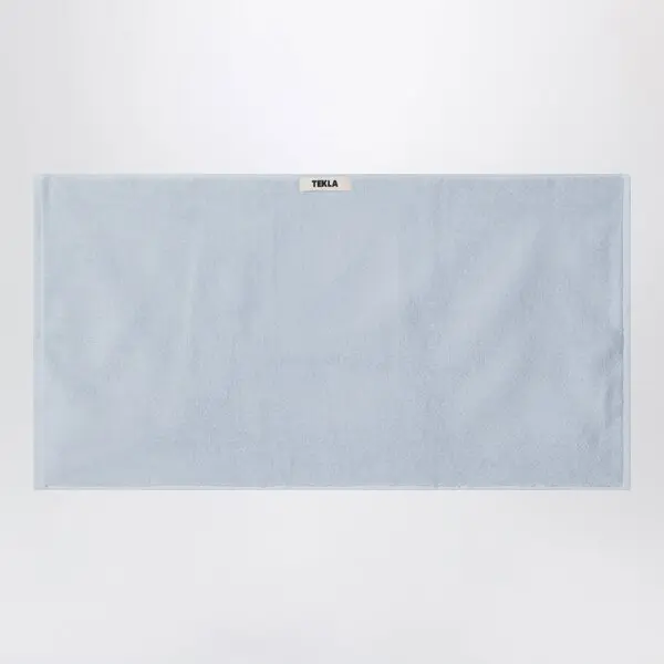 TEKLA Striped Bath Towel 50x90 Cm - Light Blue