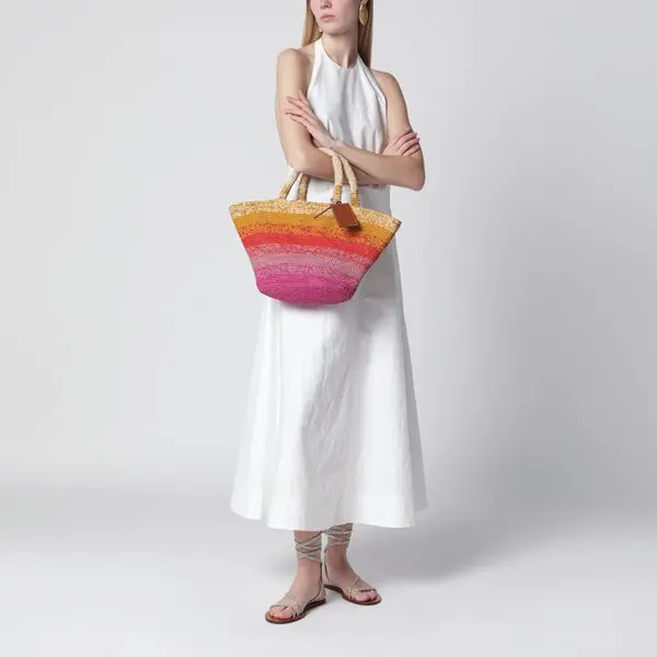 Manebí Raffia Tote Bag - Multicolor