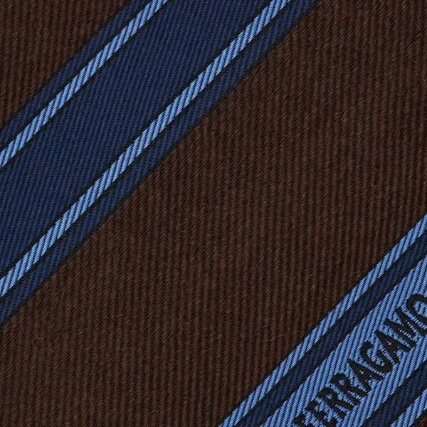FERRAGAMO Regimental Jacquard Tie - Multicolor