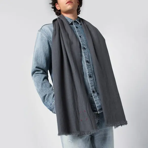 Destin Wool Scarf - Grey