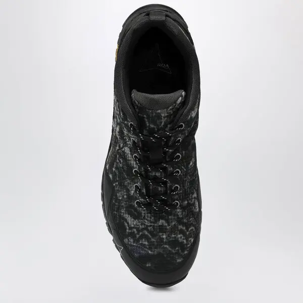 ROA Neal Camouflage Technical Nylon And Leather Sneakers