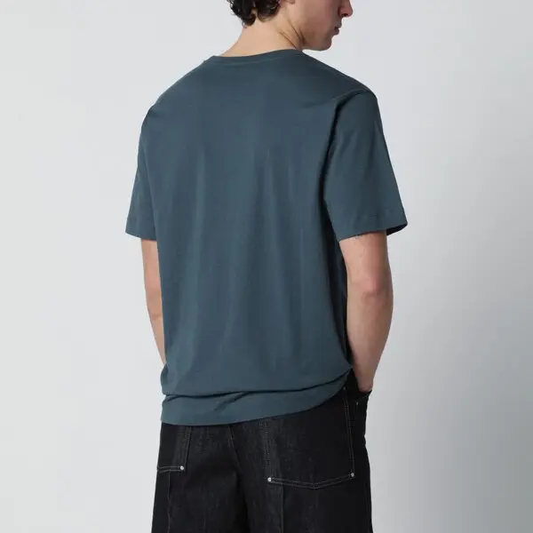 Dries Van Noten Petrol Cotton T-shirt