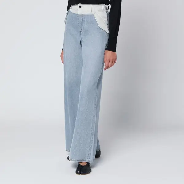 Sacai Two-tone Denim Jeans
