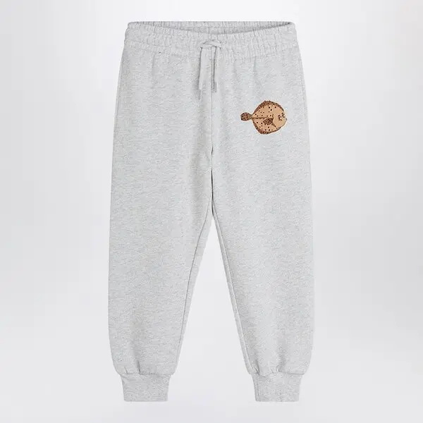 MINI RODINI Jogging Pants With Flundra Print