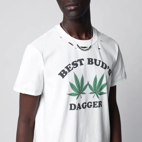 DAGGER Best Bud's" Distressed T-shirt