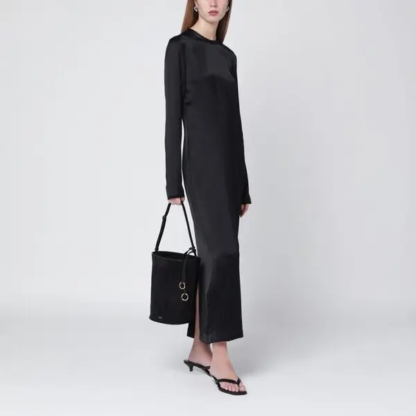 TOTEME Midi Dress In Lustrous Viscose