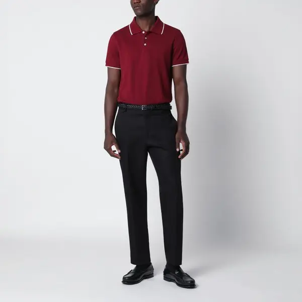 SANTANIELLO Tailored Cotton And Linen Trousers