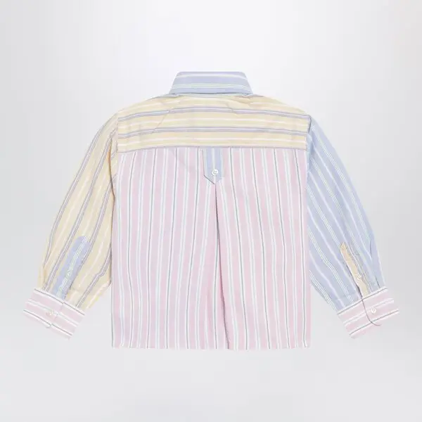 Polo Ralph Lauren Color-block Striped Cotton Shirt